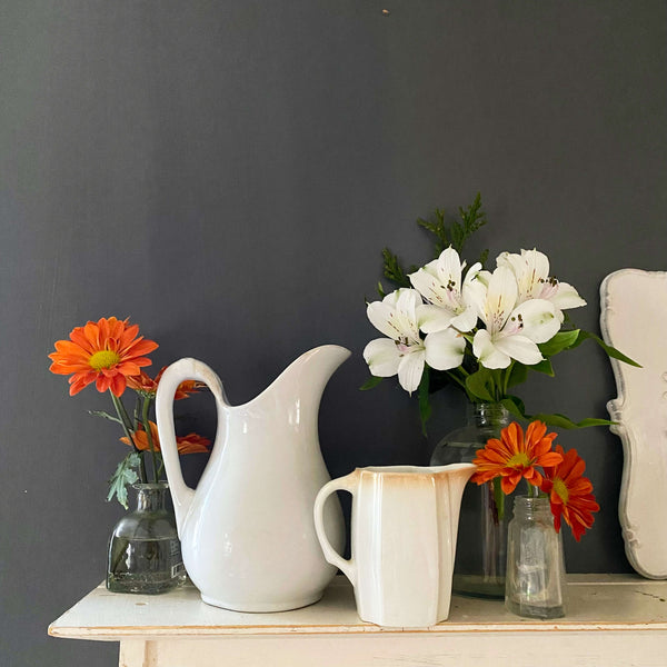 Antique 19th Century Ironstone Small Jug Pitcher by J & G Meakin circa ...