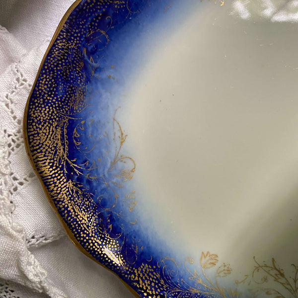 Rare Antique O.P.Co Syracuse Monogrammed LYC Platters - Set of Two cir ...