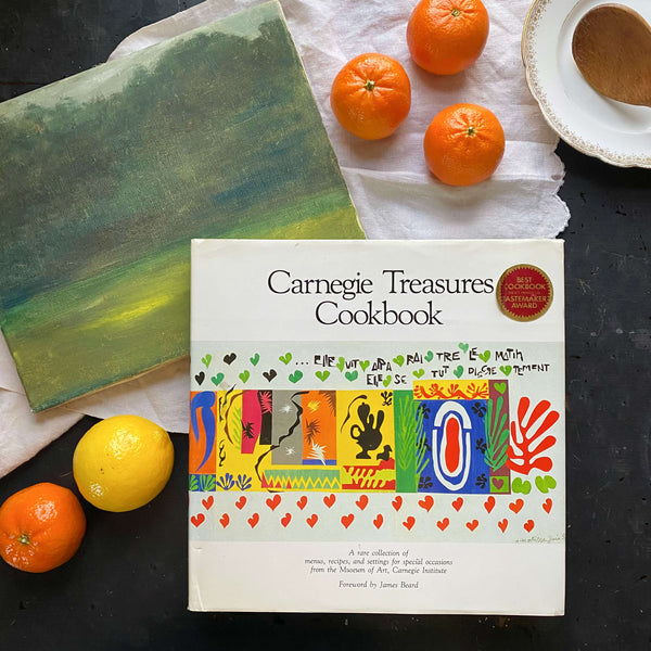 Vintage 1980s Art Museum Cookbook - Carnegie Treasures Cookbook - 1984 ...