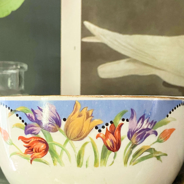 Rare Vintage Morley, Fox & Co Springtime Bowl circa 1938 Made in Engla ...