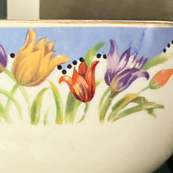 Rare Vintage Morley, Fox & Co Springtime Bowl circa 1938 Made in Engla ...