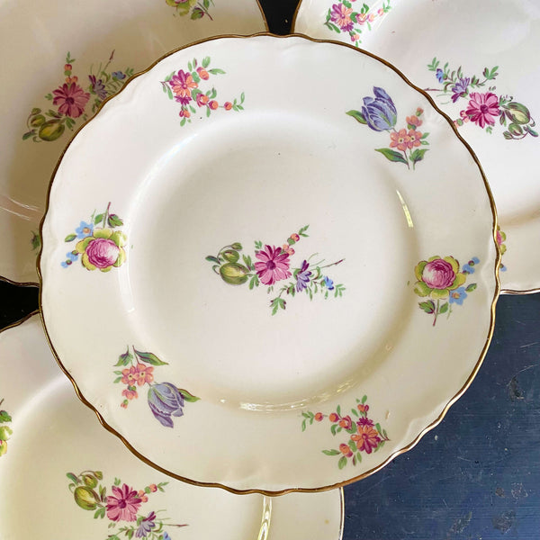 Vintage 1940s Priscilla Bread Plates by Homer Laughlin for Household I ...