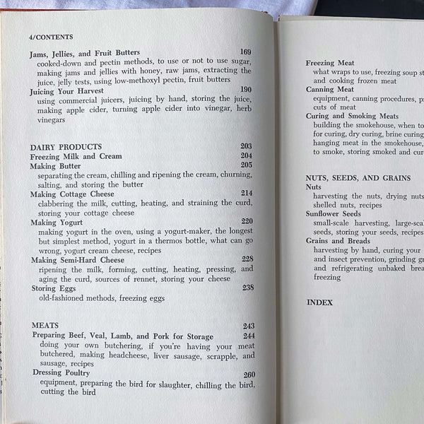Vintage 1970s Organic Food Preservation Book - Stocking Up by the Edit ...