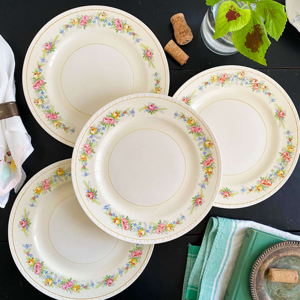 Vintage 1940s Homer Laughlin Georgian Eggshell Cashmere Dinner Plates ...