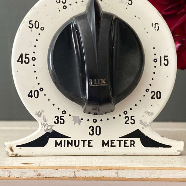 Vintage 1970s Lux Minute Meter Kitchen Timer - Non-Working circa mid-1 ...