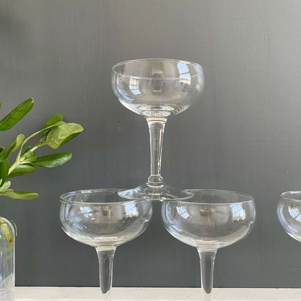 Vintage Classic Midcentury Champagne Coupes - Set of Four – In The ...