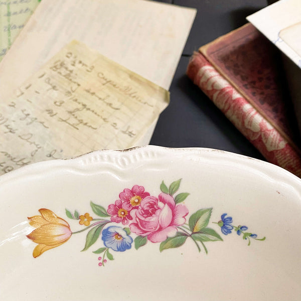 Vintage Scio Ohio Hazel Pattern Vegetable Serving Bowl circa 1940s – In ...