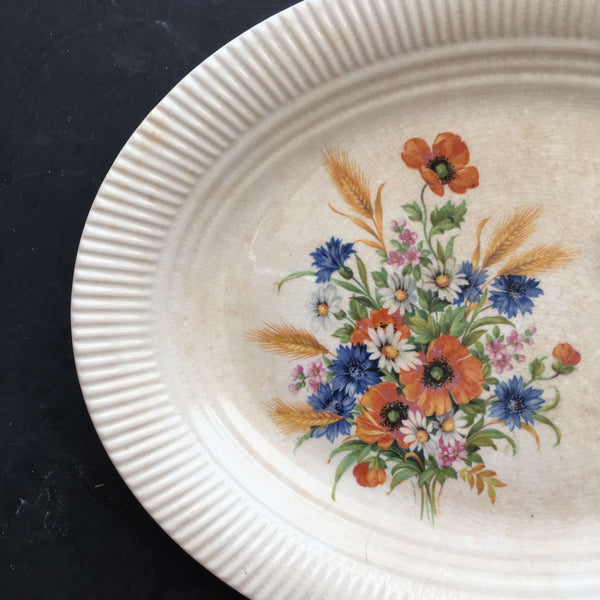 Vintage 1940s Salem China Platter - Victory Shape - Dominion Pattern c ...