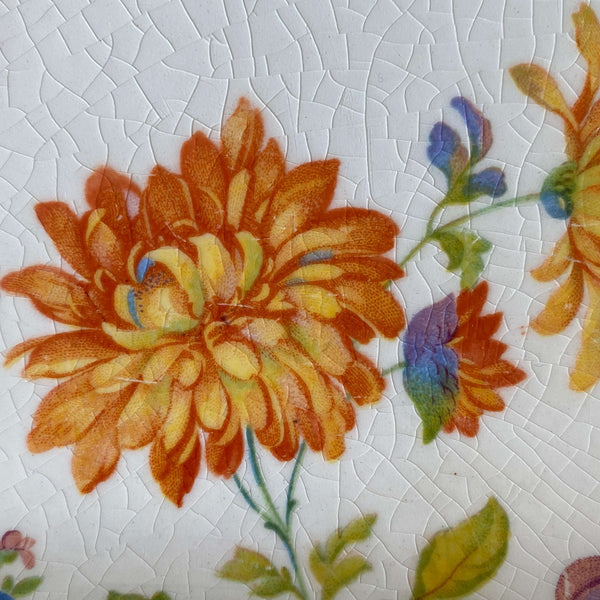 Rare Vintage 1920s Paramount Ivory Platter - Spring Flowers by Taylor ...