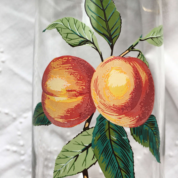 Vintage Peach and Plum Pattern Glassware - West Virginia Glass Special ...