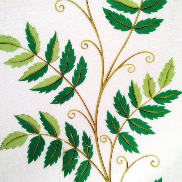 Edwin M. Knowles Platter - Fernwood Pattern - Green 1940's Dishware ...