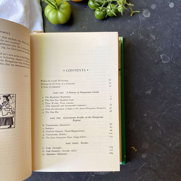 The Cuisine of Hungary by George Lang - 1971 First Edition with Dust J ...