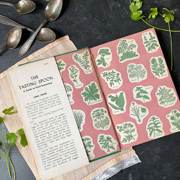The Tasting Spoon By Loris Troup - 1955 First Edition Herb & Spice Coo ...