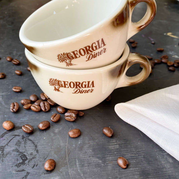 Vintage Georgia Diner Restaurant Ware Cups circa 1970s-1980s - Set of ...