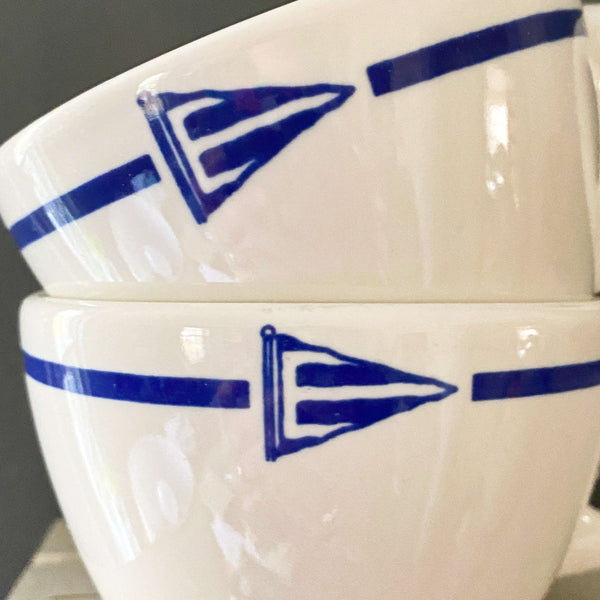 Rare Vintage Restaurant Ware - Essex Yacht Club Cups Made by H.F. Coor ...