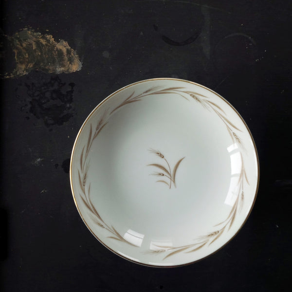 Vintage Wheat Pattern Dessert Bowls - Fine China of Japan - Set of Six ...